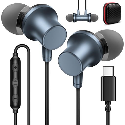 ハイレゾ高音質:MACLEタイプcイヤホンな業界最新16mmドライバーと高品質DACチップを搭載しており、イヤフォンのオリジナルの音質を実現します。アップグレードされたのデジタルロスレスオーディオ技術を採用し、無損失の超高音質の音楽を再生す...