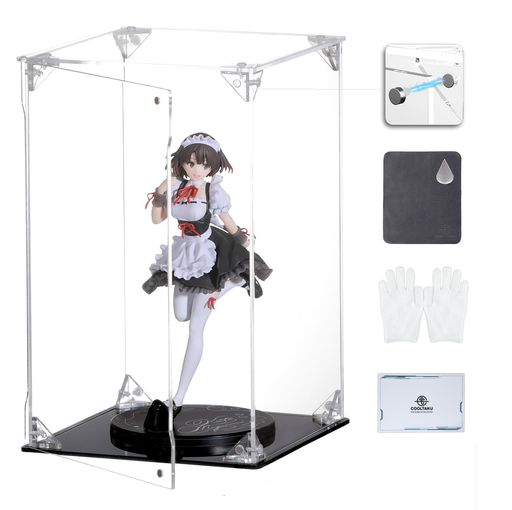 【UVから守る】フィギュアの日焼けによる劣化を防ぐUVカット加工を施している。UVカット率99.3%以上(※ISO9050準拠)、紫外線からのダメージをしっかりガードできる!● 壊れにくい、厳選した厚さ2.8mmの高透明アクリル素材を使用、...