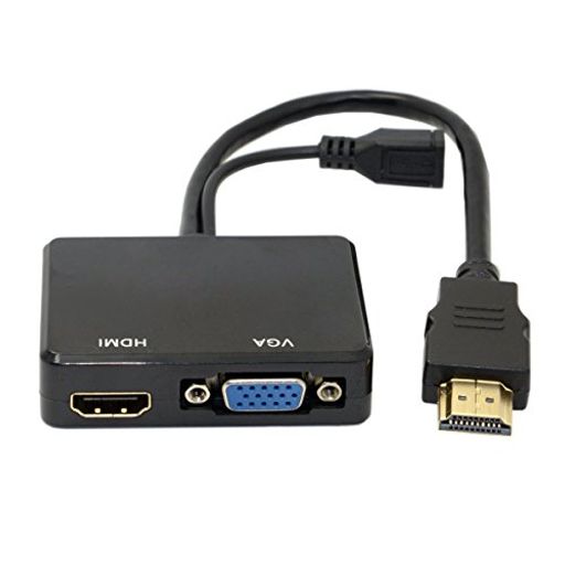 モニター 1.アダプタは、HDMIソースからHDMI+VGAディスプレイまでしか動作しません。逆にすることもできません。 2.HDMI+VGA出力は、同じ画像と同じ解像度のみを表示することができます(差分解像度はサポートされません)。 3....