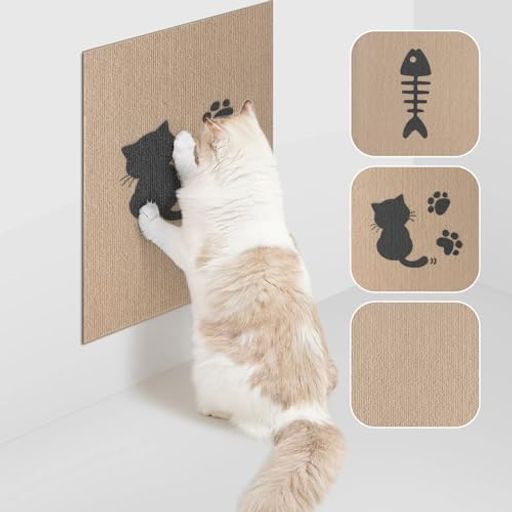 爪研ぎ 【家具・壁・床をしっかり保護 猫専用爪とぎマット】高密度ポリエステル素材を採用し、愛猫の爪とぎ行動をソファ・壁から適切に誘導します。優れた耐引っかき性で鋭い爪によるほつれを抑え、大切な家具やフローリングのキズ・破損を防ぎます。猫だけ...