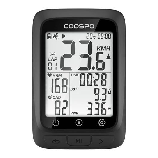 高精度:CooSpoBC107サイコンは世界中の測位衛星システムに対応し、素早く精確な位置情報を提供します。高層ビルと木々に囲まれても信号を受信できます パフォーマンス機能:サイクルコンピュータ自体が大容量バッテリーを内臓しており、最大28...
