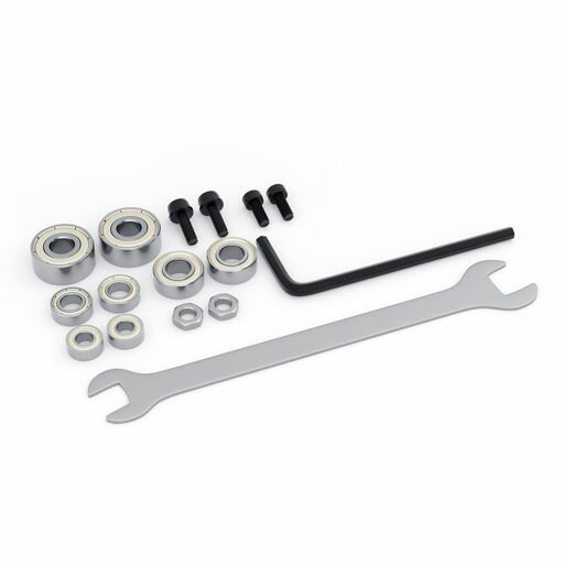 サイズ:3*7*3x24*8*3x24.76*9.5*4x24.76*12.7*5x2ネジM2.5x2ネジM3x2六角スパナM2.5x2ナットM3x2オープンエンドスパナ5.5x2 CSOOM16PCSルータービットベアリング交換セットAは...