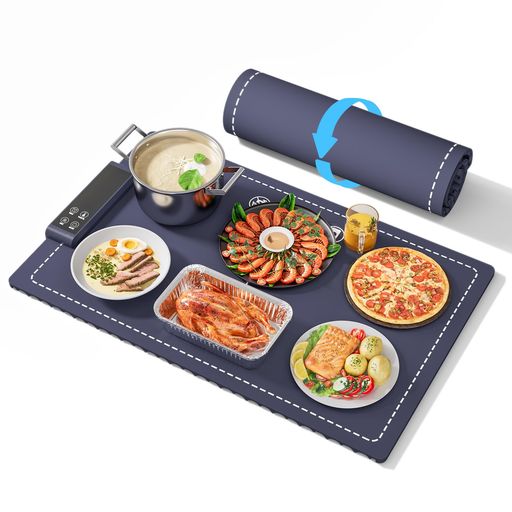 【熱に強い材質採用】高品質、無害無臭ななシリコン素材を採用しており、耐熱性と耐キズ性が優れます。新技術により、熱伝導がよりよい均一で、加熱効率が向上させ、料理の温かさを保つことができます。冬の時に使うだけでなく、夏はエアコンの冷気で食品を温...