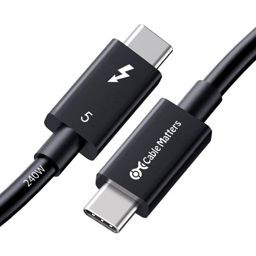 【圧倒的なスピードと効率性】 従来のThunderbolt 4テクノロジー(最大40 Gbpsの転送帯域幅)から大幅に飛躍した、最大80 Gbpsの双方向データ転送と最大120 Gbpsのビデオ帯域幅を誇るThunderbolt 5テクノロ...