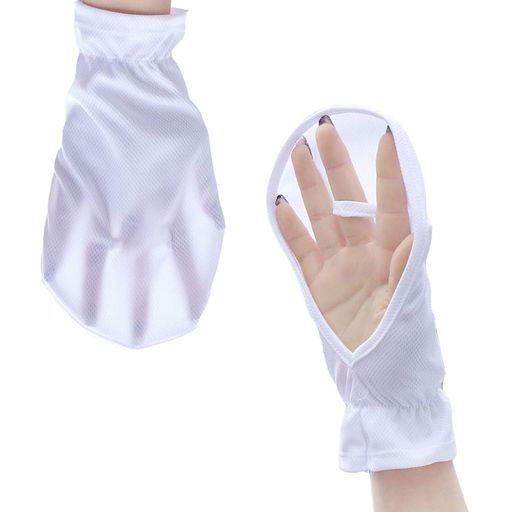 【製品仕様】セットには 長さ23センチ x 幅11センチ 手首周り9センチの UVカット ハンドカバー が1組含まれています 伸縮性のあるバンドが付いており 指を通すのが簡単です 【3D縫製】日焼け止め手袋 3D縫製技術を採用し 手の形にフ...