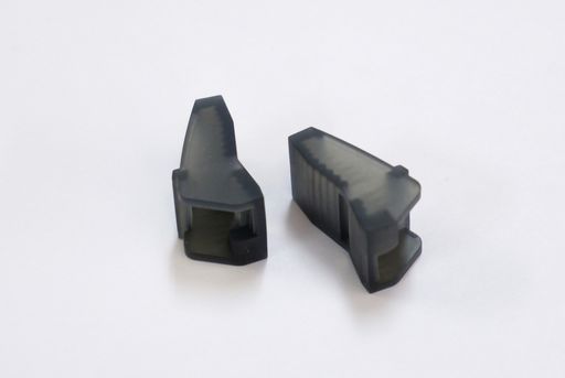 用途:NH-165用のくわえ部スペア・交換用樹脂キャップ サイズ(約):D21xW12xH13mm(1個あたり) 重量(約):1g(1個あたり) 入数:2個(1式) 材質:特殊樹脂