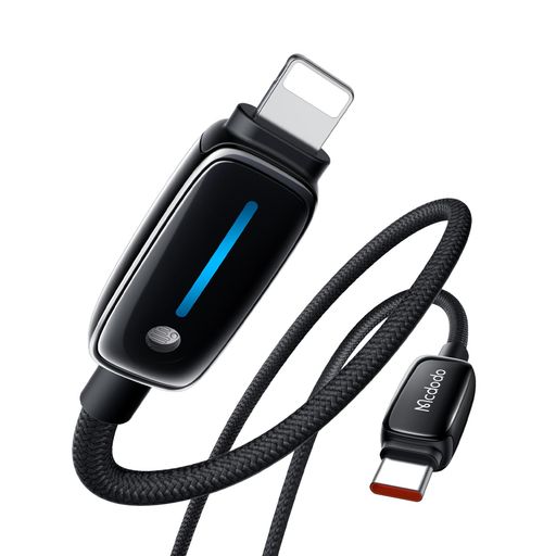 【36WUSB-CtoLightning光センサーケーブル】:インテリジェント感知、光に応じて変化、36WPD高速充電。iPhone14/13/12/11/XS/XR/8・iPadなどlightning端末のiOS機種対応。【周囲の環境に応...