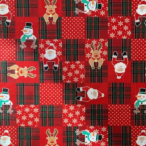生地幅:約110cm厚さ:やや薄手平織 素材:綿100%です。 サンタクロースパターン、エルクパターン、クリスマスツリーパターン、クリスマスハットパターン、冬の雪だるまパターンなど、明るく鮮やかな色でさまざまなパターンで印刷されています。 ...