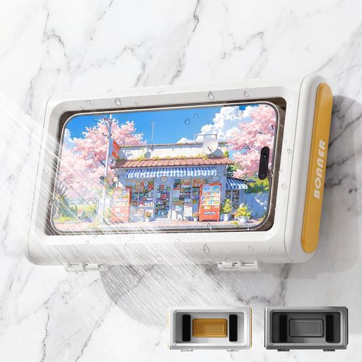 【高い防水性能でお風呂でのスマホ故障を完全防止】 本製品は高品質防水素材を採用し、優れた防滴・防蒸気効果を実現しています。浴室の湯気・飛び散る温水・湿気からスマホを全方位的に保護し、水濡れによるショートや故障、画面不良などのトラブルを徹底的...