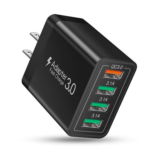 【QC3.0急速充電】この充電器は QC3.0/AFC/2.4Aなどの急速充電プロトコルを採用し、高速充電を実現します。1ポートで最大18Wの高出力充電に対応し、従来の充電器(5V/1A)よりも最大3倍の速さでデバイスを効率的に充電可能です...