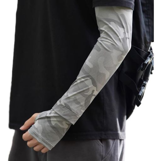 【サイズ】全長(平置き時)約51cm,上腕周囲最大幅約30cm (調節可能),手のひら幅約20cm。 【UPF50+・UVプロテクション】紫外線保護指数は最高ランクのUPF50+,UVカット率99%,着用するだけで簡単に日焼けを予防できます...