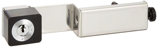 メーカー型番: DS-RA-2U サイズ: 30x161x35mm 材質: 本体/ステンレス、ロック部/ゴム・真鍮、キー/真鍮、L型樹脂/PC樹脂グラスファイバー入り 付属品: カギ5本