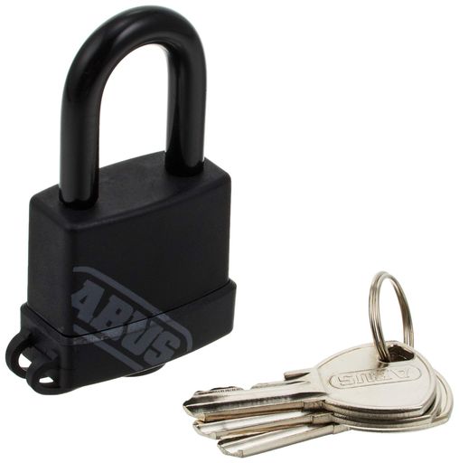 めったに開けない場所に是非! 年に数回の使用でも安定した動き。 チェーン・ロッカー・ツールボックスなどのロックに最適。 様々な場面で使用可能なツル長タイプ。 設置対象の雰囲気を損なわないデザイン。