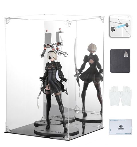 【UVから守る】フィギュアの日焼けによる劣化を防ぐUVカット加工を施している。UVカット率99.3%以上(※ISO9050準拠)、紫外線からのダメージをしっかりガードできる!●壊れにくい、厳選した厚さ2.8mmの高透明アクリル素材を使用、貴...
