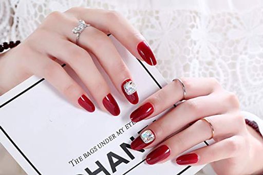 予備チップを含めて24枚入り+接着剤ステッカー。24枚の爪&amp;12別サイズ着用するのに適した10サイズを選択できます研削修理後に着用する。ネイルチップには接着剤が付いていますので直接使用することができ、とても便利です。 使いやすいチッ...