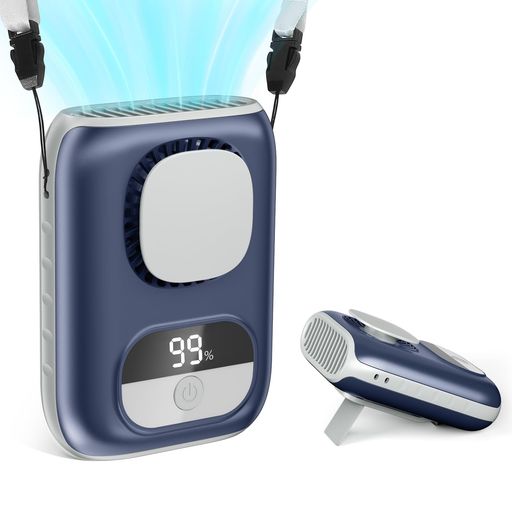 【超軽量ミニ設計】わずか180gの超軽量設計(スマホよりも軽い!)ポケットやバッグにすっと収まる便利さ。腰掛け扇風機として使用時、走っても跳んでも0落下感を実現します!この携帯扇風機は建設現場、キッチン、農業現場、宅急配送、工場、登山、釣り...
