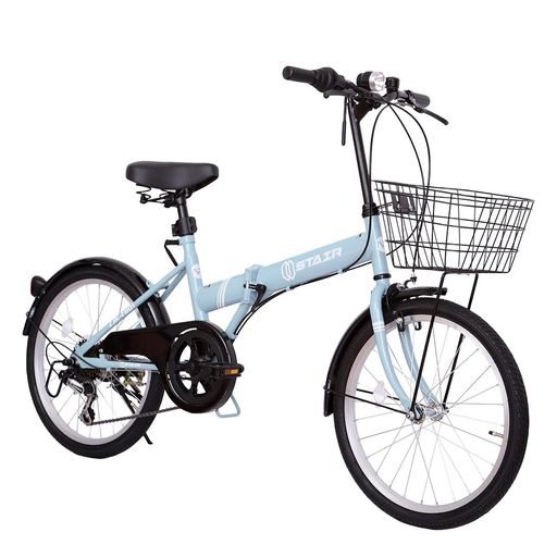 ロード 【商品詳細】本体サイズ:長さ150cm高さ96cm幅55cm。折りたたみ時サイズ:長さ83cm高さ80cm幅55cm。車体重量:16kg。フレーム材質:スチール。変速機:シマノ6段変速。前輪ブレーキ:キャリパーブレーキ/後輪ブレーキ...