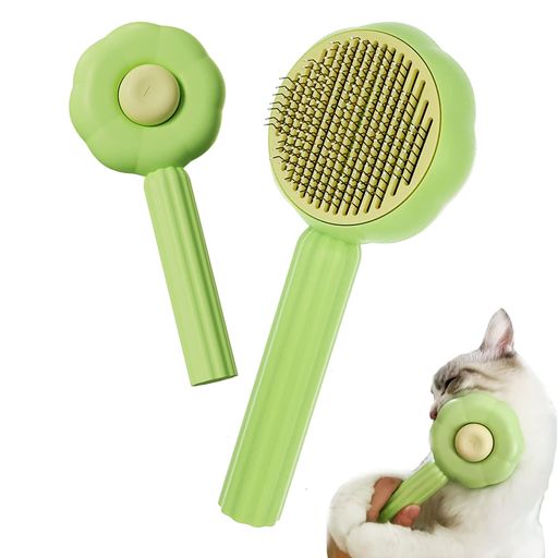 「ペット用ブラシ/猫ブラシ/犬ブラシ」優れた素材:(ABS+HTPE+ステンレス)1ピンはステンレススチール製丈夫で耐久性があります。2ノンスリップハンドルデザインで、持ち易い。(3)ペットにやさしく、先端に保護カバーが付いた特殊なステンレ...