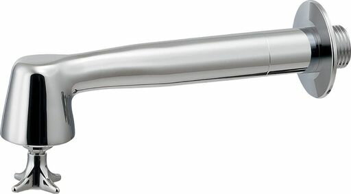 吐水口の下に付いているハンドルをまわして、水を出します。 使用時、常にハンドルが洗い流されているため、清潔に保つことができます。 蛇口の色変化について、青銅および黄銅は年月が経つにつれて、酸化現象で表面が黒っぽくなります。