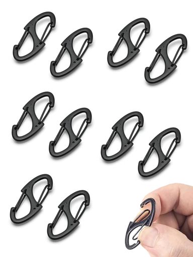 【セット内容とカラー】ジッパークリップ10個入りセット。スリ対策やジッパーの開閉防止に最適で、海外旅行や通勤・通学の防犯グッズとして活躍します。 【ダブルオープン設計】両開き構造のジッパーロックで、片側に貴重品やチェーンを取り付け、もう一方...