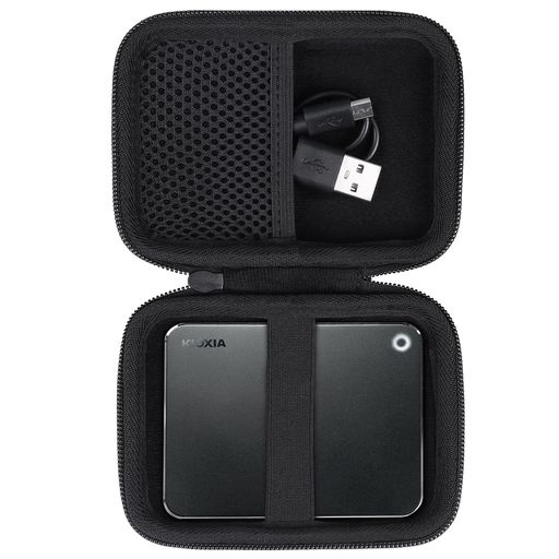 特別な保護トラベル収納ケース-Aenllosi互換品KIOXIA外付けssd480GB/960GB保護トラベル収納ボックス(注:KIOXIAssd外付け、KIOXIA外付けssdアクセサリー等は含まれません)。 KIOXIAssd480GB...