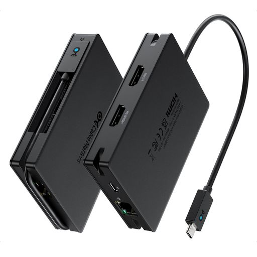 【8-in-1】ポータブル USB4 マルチポートアダプタはノートパソコンのコンパニオンで、外出でも簡単に使えるタイプです。コンパクトなサイズにもかかわらず、このデュアルDisplayPortビデオ付きUSB4ドックは、40Gbpsの転送速...