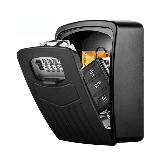 **大容量のキー収納:(内寸は114x82x48mmです)。キー、USBドライブ、ハウスカード、メモ、小物類などの貴重なものを保管するための大きなスペースがあります。複数の鍵やカードキーも収納できます。 **セキュリティ性が高い:4桁ダイヤ...