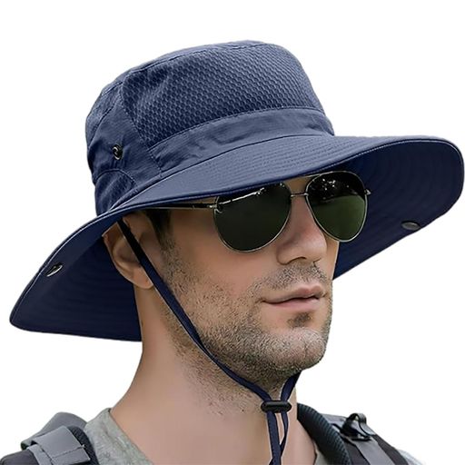 【紫外線遮断・暑い夏に涼しさを】このサファリハットはUPF50+プロの日焼け止めテクノロジー生地を採用し、日差しをしっかりと遮断する大きなつばで、目や髪の毛、お顔を日焼けから守り、99.5%以上の紫外線を効果的に遮ります。夏の強い日差しを完...