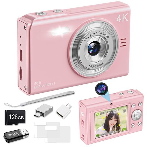ビデオグラフィー 【デュアルレンズ&amp;緊急時の懐中電灯機能】フロントカメラとリアカメラを搭載し、ワンボタンでフロントカメラとリアカメラから簡単に切り替えて、自撮りには便利になります。OKボタンを長押しすることで前後レンズが切り替えるこ...