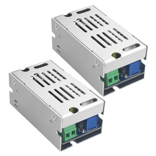 入力電圧:7-60V;出力電圧:1-35V調整可能(最大35Vを超えてはならない);負荷電流容量:15A(最大)。 使用温度:-10〜+85度;動作周波数:180KHz。 幅広い用途:このモジュールは、バッテリー、電源トランス、DIY調整可...