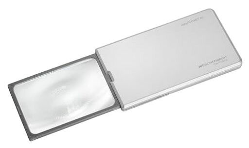 ケースから最後までレンズ引き出すとLEDが自動点灯 素材 レンズ:PXM光学樹脂レンズ、本体:グラスファイバー加工強化プラスチック 本体サイズ:63x113x9mm 重さ:58g 倍率:2.5倍 電源:CR2032x2 (付属) 光源:SM...