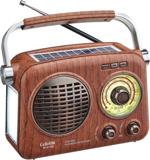 USB充電とソーラーパネル充電の2つの電源に対応したFM/AMポータブルラジオです。アンテナを伸ばすことより、電波をより受信しよく、調整することが可能です。受信周波数:AM:530-1710KHz、FM:76-108MHz、SW:5.9-1...