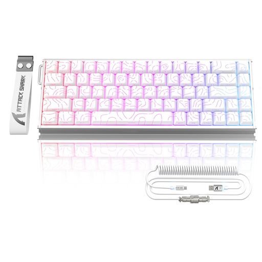 【0.005mmRTの精度】X68MAX HEのラピッドトリガー キーボードは、フルレンジのスイッチング操作を提供し、各キーのブレーキポイントを0.005mmRTの精度で検出します! 各キーのタッチポイントは0.1mmから3.4mmまで設定...