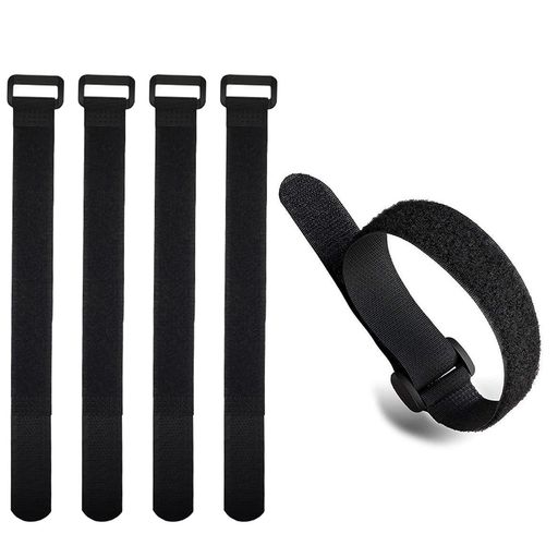 【仕様】固定ベルト4本セットサイズ:幅2cm全長30cmカラー:ブラック ナイロン製で、優れた柔軟性と耐久性を実現。長期間の使用に耐え、繰り返しご利用いただけます。 【強固な固定力】マジックテープは強力な粘着テープであるため、高い負荷に耐え...