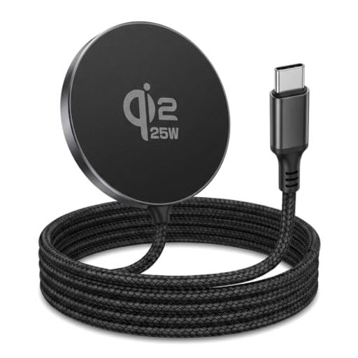 【25W高速充電】:無線充電パッドは最新のQi2技術を採用し、25Wまでの高速充電が可能です。標準的なワイヤレス充電器に比べて、互換性のあるiPhoneやその他のQi対応機器を充電する時間は圧倒的に短くて済みます。 【ポータブル&amp;旅...