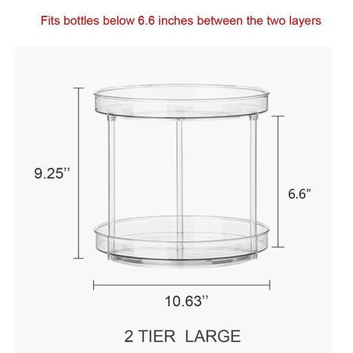 360度回転:ステンレス製ボールベアリングを採用し、スムーズな回転を実現。化粧品や調味料などに簡単にアクセス可能 高品質素材:厚手のPET素材を使用し、通常のプラスチックより耐久性が高く、優れた耐荷重性を実現 多目的収納:化粧品、調味料、缶...