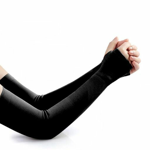 【ストレッチ性&amp;滑り止め】高弾性ストレッチ素材を採用し、締め付ける不快感を最大限軽減しつつ、適度な着圧と体になじむフィット感を両立。二の腕内側に滑り止めシリコンを配置し、腕の動きに追従してズレを確実に防止し、長時間装着しても安定した...