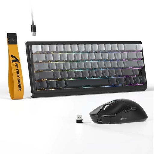 【X68HEラピッドトリガー】ATTACK SHARK X68HE有線キーボードは、ラピッドトリガーを搭載のアクチュエーションポイント最大0.01mmに調整可能な超精密なホールエフェクトキーボードです。打鍵音が心地良いMagnetic pl...