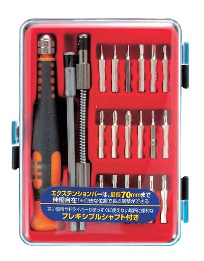 P・TOOL 21pcs差替式マイクロ精密ドライバー組 2Way機能 13938