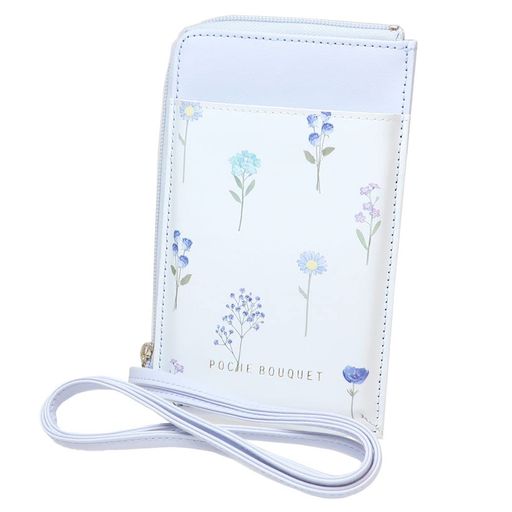 サイズ:約170x105x30mm 素材:PU合皮/ポリエステル 定番人気【POCHEBOUQUET/ポシェブーケ】こちらは注目アイテム【スマホショルダーポーチ】前面にスマホを入れるのに便利なポケット付き。中を開くとカードポケットx3、ファ...