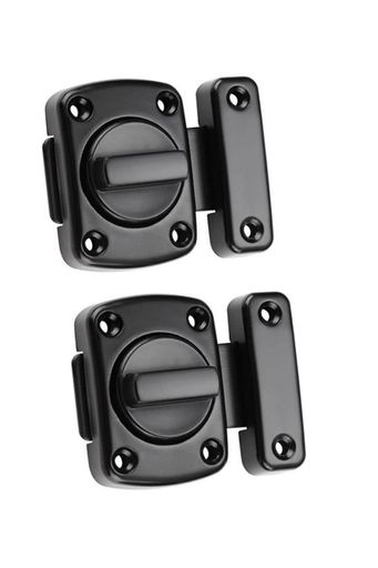 【パッケージ内容】回転式内鍵ドアロック2個セット。本体サイズ:約長さ55mmx幅43mm。トイレ個室、浴室ドア、更衣室などの様々な室内ドアに付けるに最適です。防犯対策の安全ロックです。 【パッケージ内容】回転式内鍵ドアロック2個セット。本体...