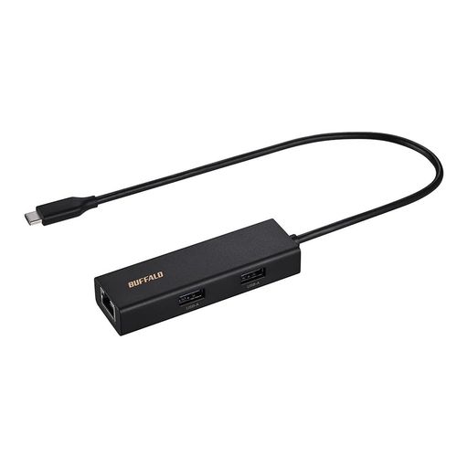 【USBボート不足を解消】ケーブル1本でUSBType-A機器3台をまとめて接続できる、Type-C接続のドッキングステーション 【有線LANで安定通信】Giga対応LANポートを備え、LANポートのないパソコンでも有線LAN接続が可能に ...