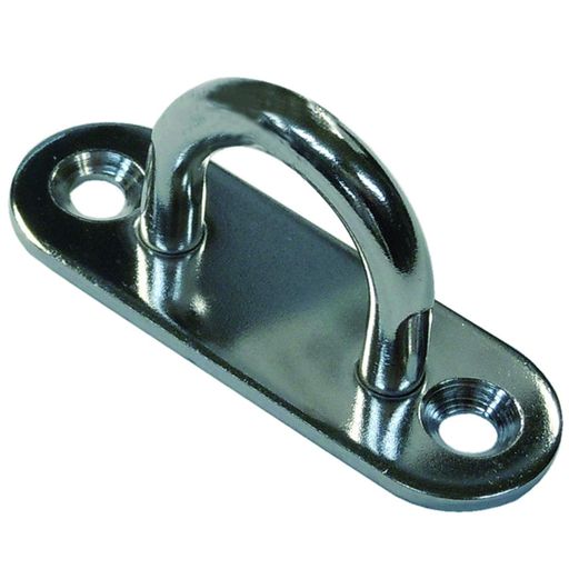 壁面などに取り付けするプレートフック金具! (規格)9φ。(A)100x(B)32x(C)25mm 。(素材)SUS304。(表面処理)なし。(使用荷重)70kgf。 皿頭の木ネジやタピングビスで取り付けて下さい。 安全にご使用いただくため...