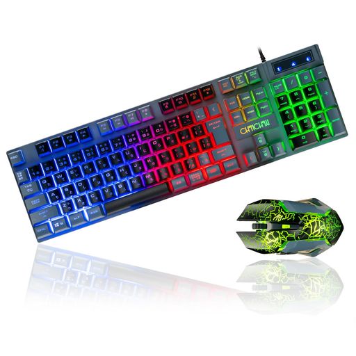 【最高な打鍵感】高感度チップを搭載し、非常にクリアな打鍵感により、ゲーム操作への素早い反応、ゲームでの素早いステップ、FPS、RPG、SIM、RAC種類などのゲームでの操作の再現性、優れた打鍵感で鋭敏さを維持することができます。同時に、クリ...