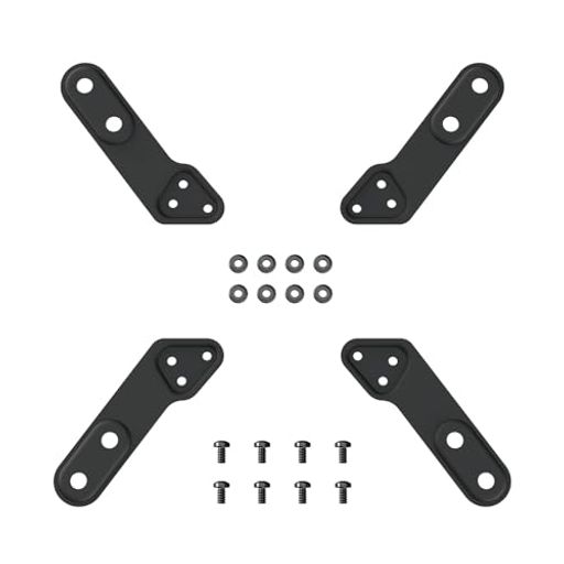 【VESA変換プレート規格】75X75mm、100X100mmから100X200mm、200X100mm、200X200mmまでのVESA規格に転換できます。▶モニターアーム、テレビ壁掛け金具に適します。▶対応サイズ:32~42インチ▶耐荷...