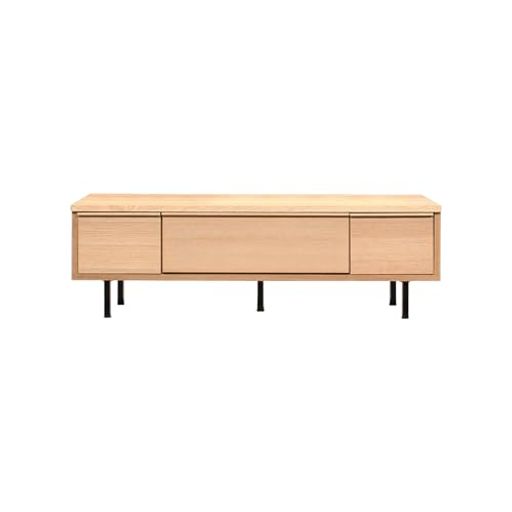 商品サイズ:幅149.4x奥行42x高さ46cm 重量:30kg 素材:天板上面・前板・/突板オイル塗装、取っ手・面縁/無垢材オイル塗装、側面・内側/プリント化粧合板