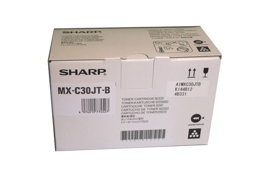 ャープ MXC30JTBトナー(黒・ブラック) 対応機種:MXC300W(MX-C300W) 印刷可能枚数:約6,000枚(A4/5%印刷時)