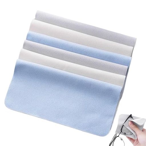 【製品仕様】セット内容:クリーニングクロス9枚、サイズ:15x15CM(ベージュ+ブルー+グレー) 【高品質素材】メガネ拭きは、天然のスエード素材を使用しており、繊細で柔らかく、レンズを傷つけることなく、毛羽立ちはしません。汚れを取り除く能...