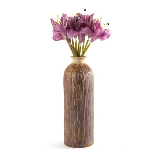 【注意:花瓶は含まれておりません】本製品は人工の花のみで、画像に使用されている花瓶は含まれていません。お手持ちの花瓶に入れて、インテリアとして楽しんでいただけます。 【リアルな質感】花びらは布製で透け感やシワ加工が施され、生花のような立体感...