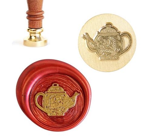 約2cm スタンプ出来上がりサイズ:約3cm 真鍮 中国製 ティーポット